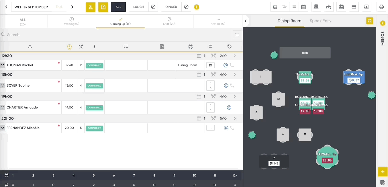 How to consult the booking history ? – Zenchef : Help Center