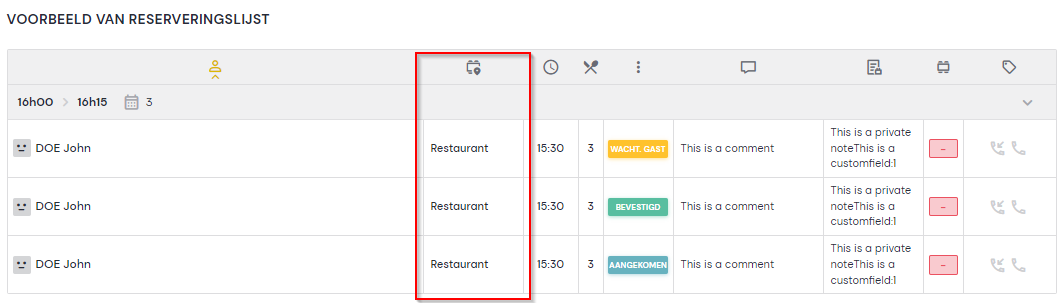 Hoe stel ik zoneselectie in? – Zenchef : Helpcentrum
