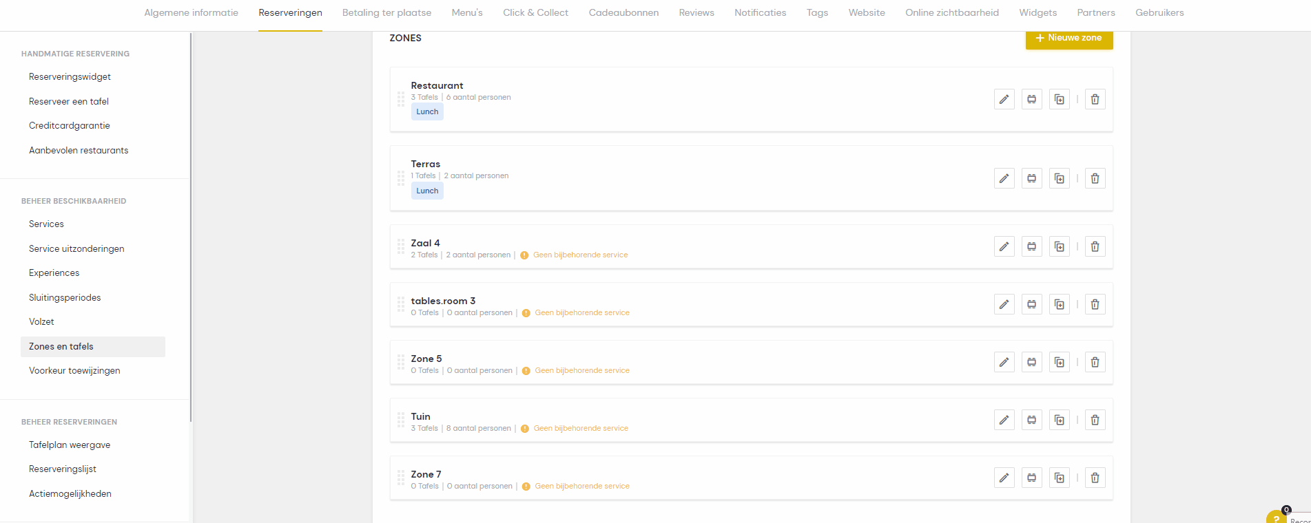 Hoe activeer ik de tafelvoorraad? – Zenchef : Helpcentrum