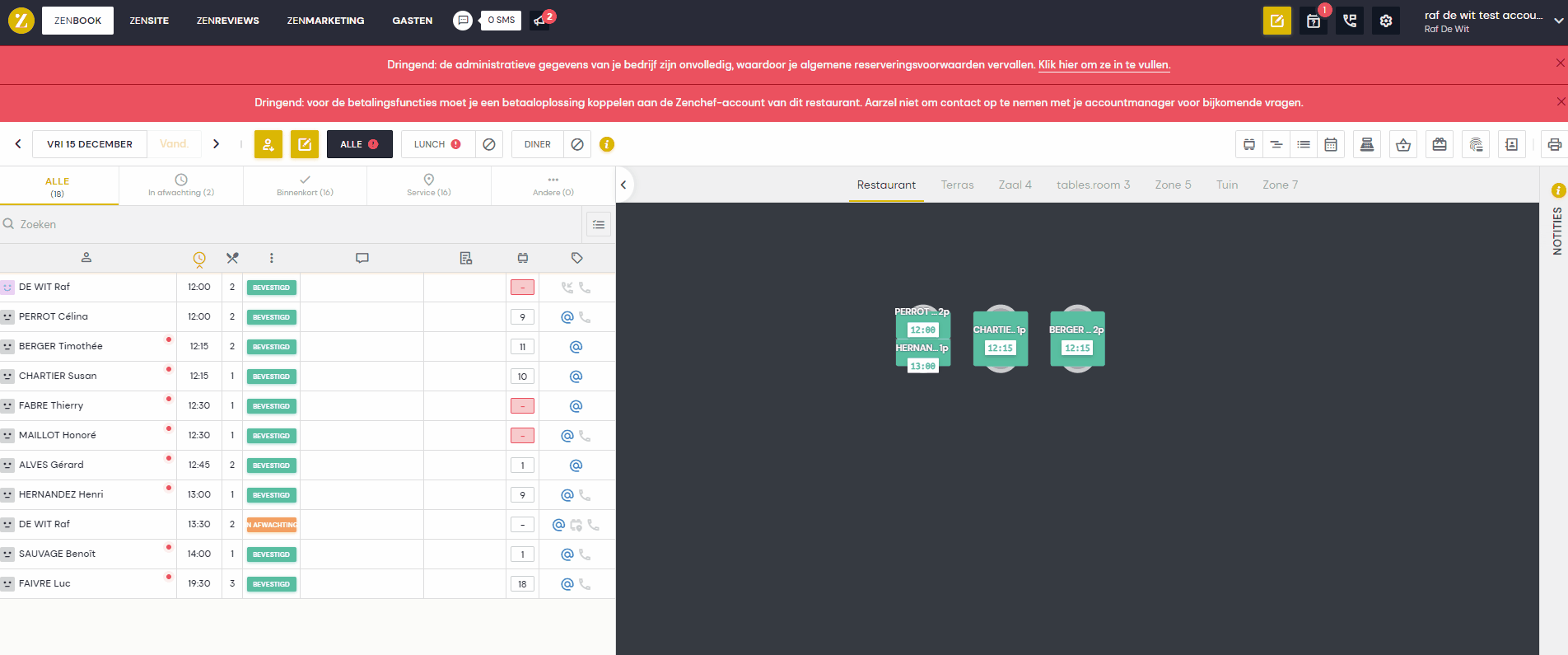 Hoe kan ik mijn aanvragen beheren? – Zenchef : Helpcentrum