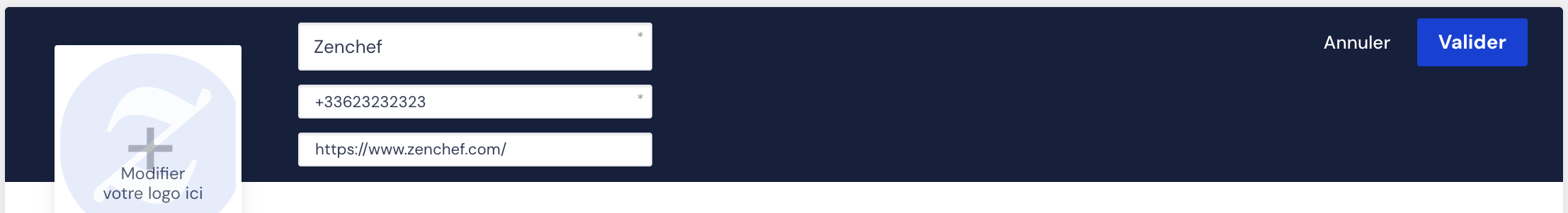 🖍 Comment afficher / masquer mon logo sur mon site Zenchef ? – Zenchef ...